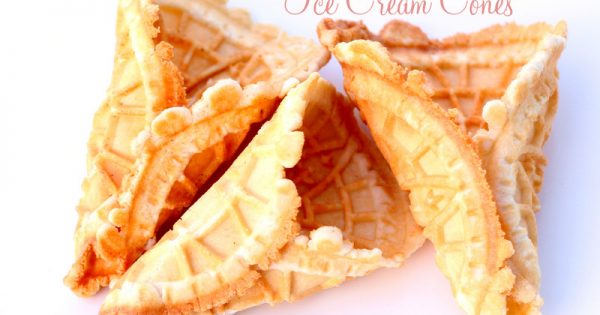 ice cream cone, low carb ice cream cone