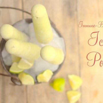 Immune-Boosting Ice Pops, sugar free ice pops