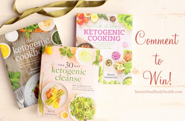 Ketogenic Cookbook Collection Giveaway Maria Mind Body Health