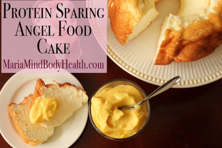 Protein Sparing Angel Food Cake - Maria Mind Body Health