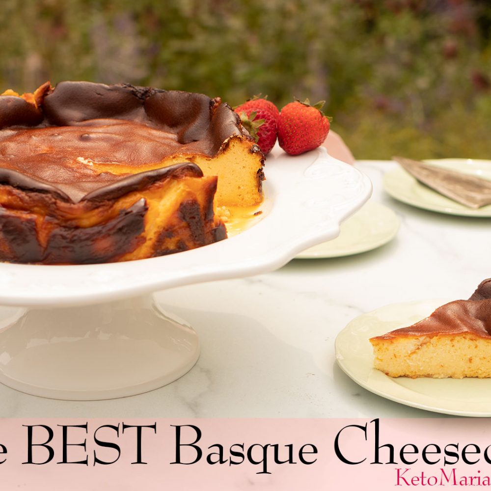 Keto Basque Cheesecake - Maria Mind Body Health