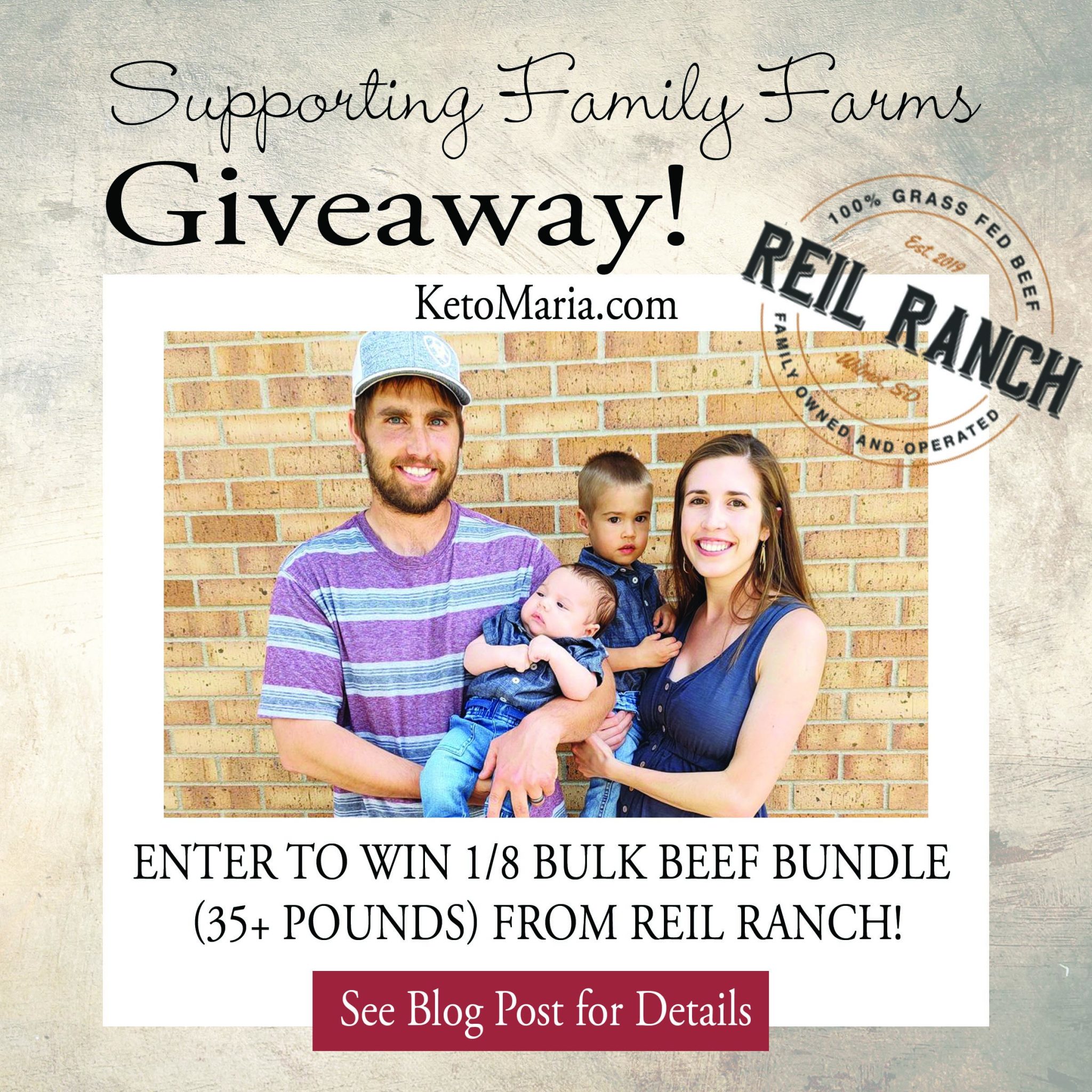 Grass Fed Beef GIVEAWAY from Reil Ranch - Maria Mind Body Health