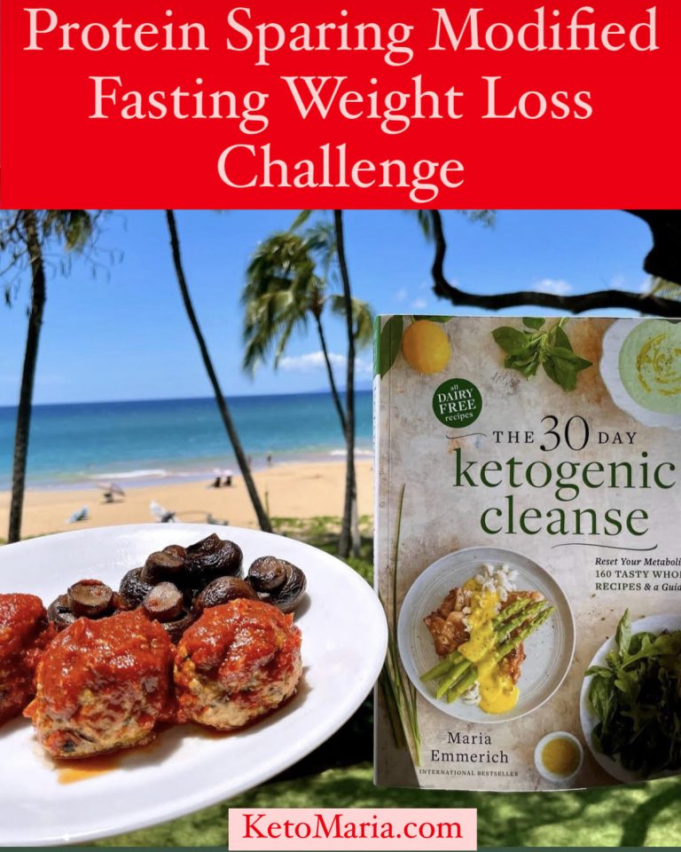 Protein Sparing Modified Fasting Weight Loss Challenge - Maria Mind ...