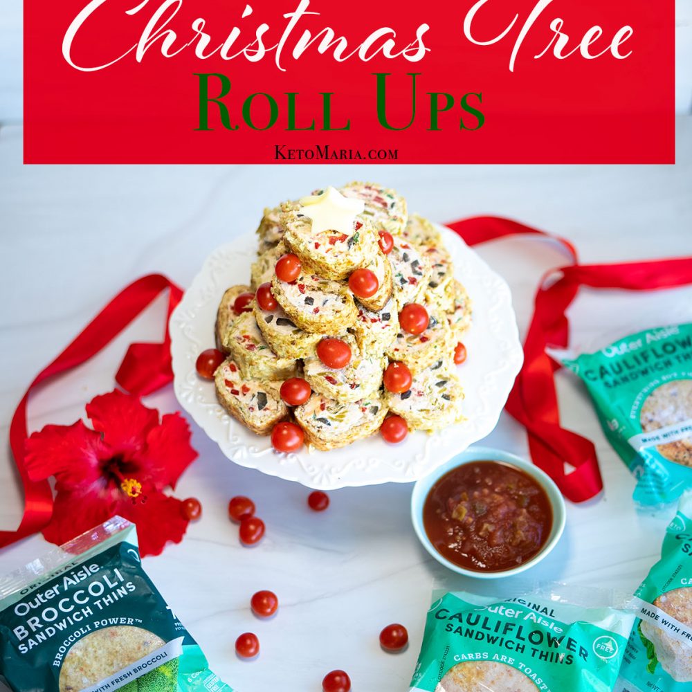 Keto Christmas Tree Roll Ups - Maria Mind Body Health
