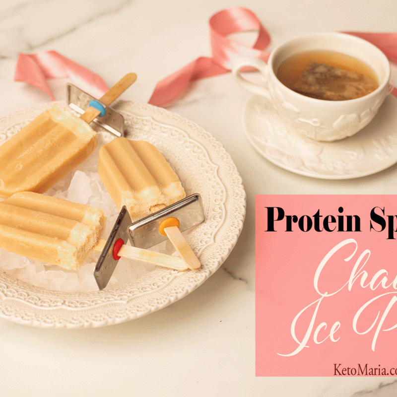 Protein Sparing Chai Ice Pops - Maria Mind Body Health