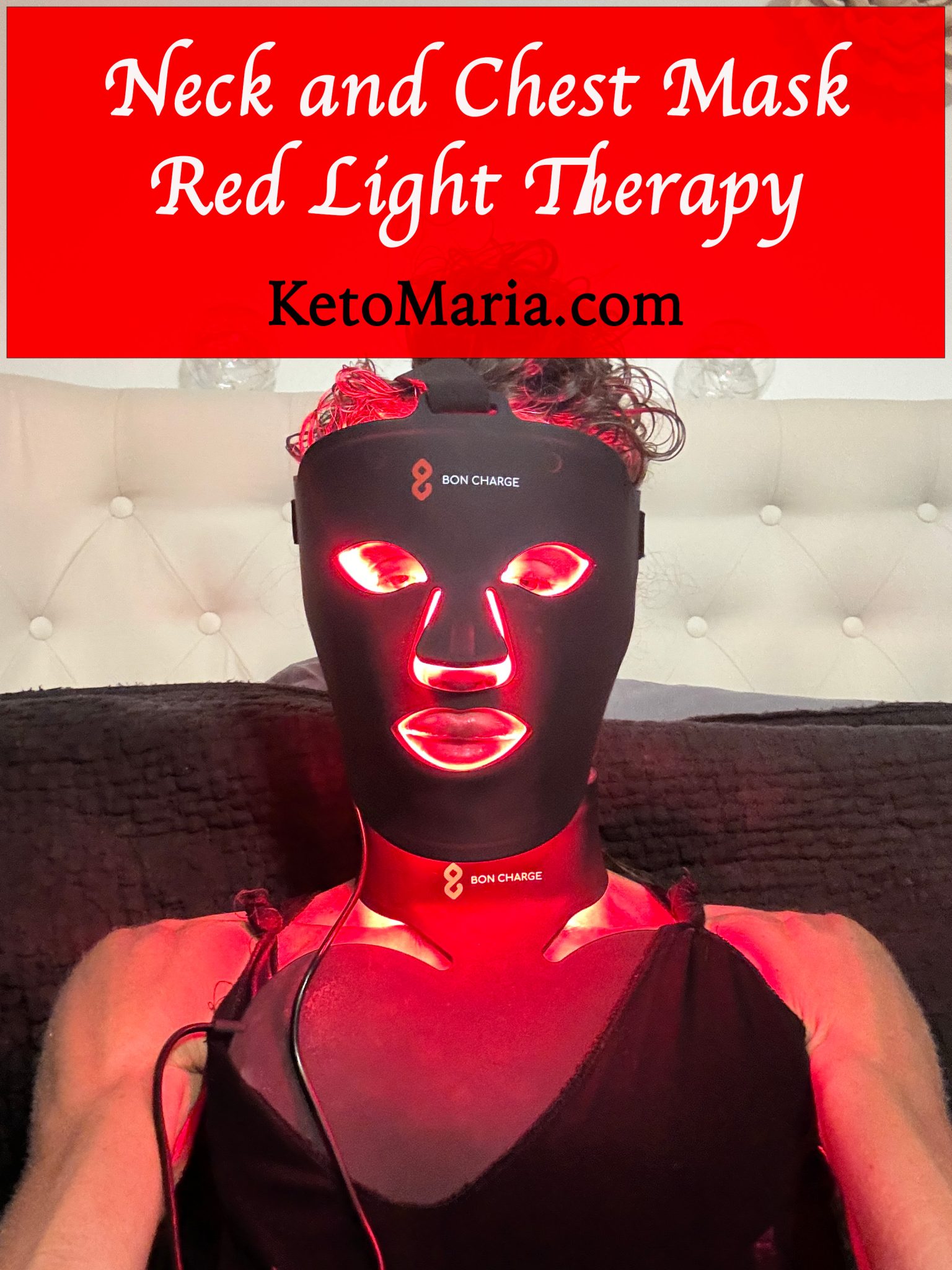 Red Light Neck and Chest Mask - Maria Mind Body Health