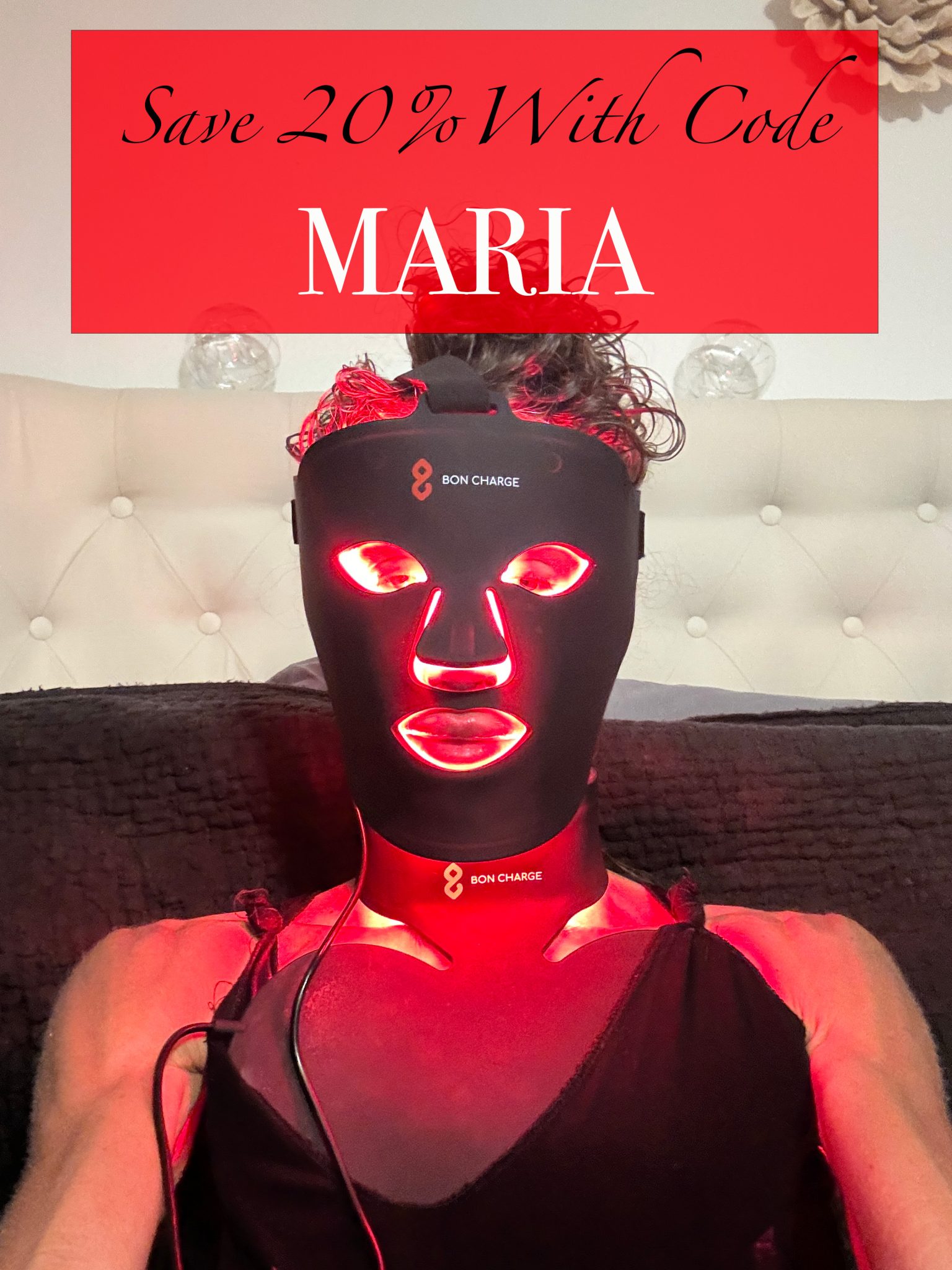 Why I Love My Red Light Neck and Chest Mask - Maria Mind Body Health